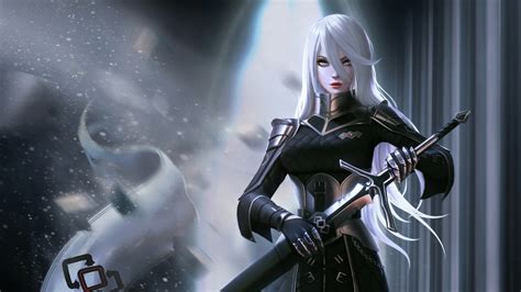4k Ultra Hd Fantasy Woman Warrior Blade Of Shadows
