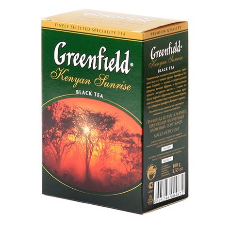 Чай Greenfield Kenyan Sunrise 100г листовой черный - купить в Москве с ...