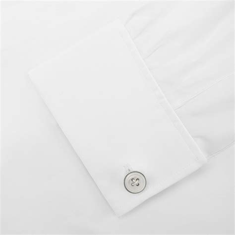 Monogrammed White Sterling Silver Button Cufflinks Turnbull And Asser
