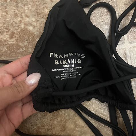 Black Frankies Bikini Set Size M In Both Depop
