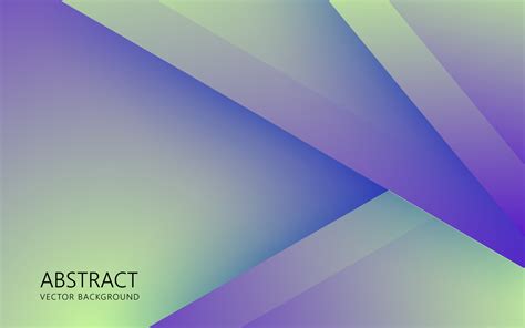 Modern Abstract Purple Green Gradient Triangle Shape With Overlap