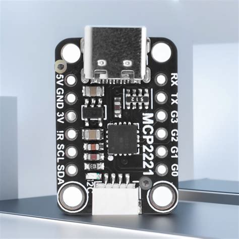 keepdreaming mcp2221a mcp2221a breakout adc i2c usb to gpio converter