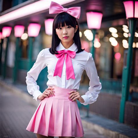 So Cute Asian Femboy With Pink Bows By Nathaliechen On Deviantart