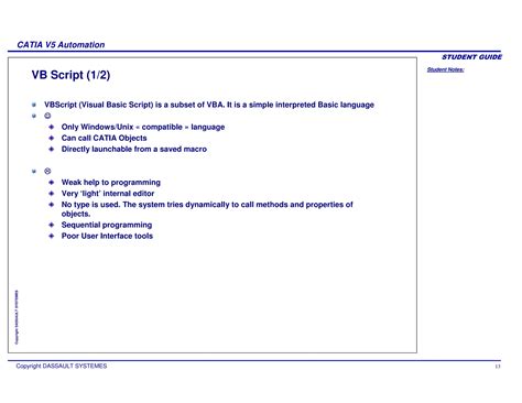 CATIA V5 Automation VB Script Pdf Operating Systems Computer Software And Applications