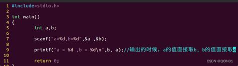 （注意）交换两个变量的值：输入两个数，在不额外使用变量存储的情况下，交换两个变量的值，并打印交换后的结果。从键盘输入两个数并赋给两个变量先