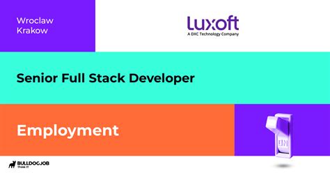 Senior Full Stack Developer Wrocław Kraków Luxoft Dxc