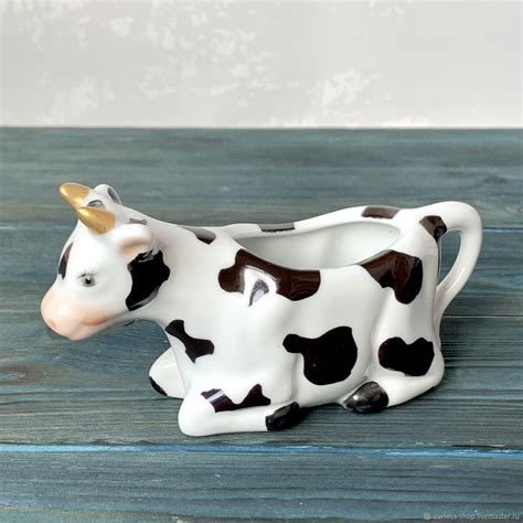 Винтаж Limoges фарфоровая сахарница горшок «Корова купить в интернет магазине Ярмарка