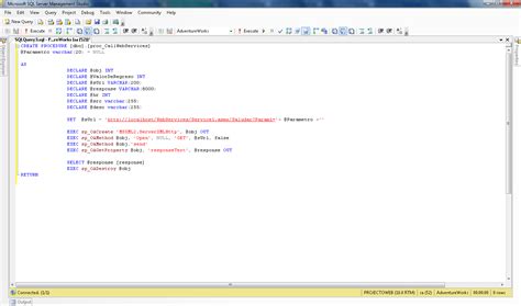 在 sql server 的存储过程中调用 web 服务 csdn博客