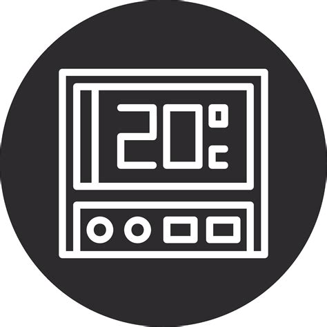 Thermostat Inverted Icon 39512047 Vector Art At Vecteezy