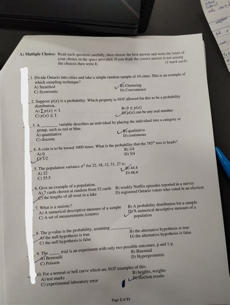 Solved A Multiple Choice Read Each Question Carefully
