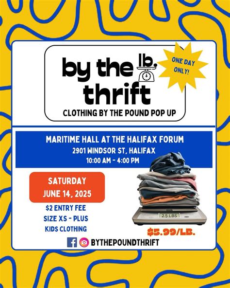 By The Lb Thrift Clothing By The Pound Pop Up Bythepoundthrift