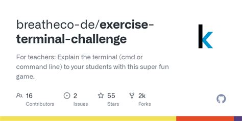 Github Breatheco Deexercise Terminal Challenge For Teachers Explain The Terminal Cmd Or