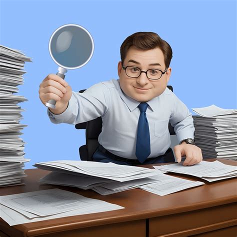 Download Audit Man Accountant Royalty Free Stock Illustration Image