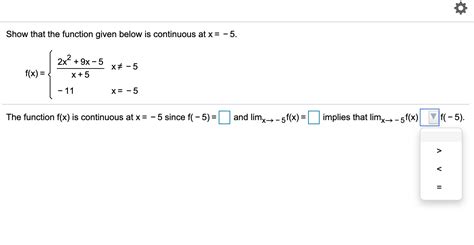 Solved Show That The Function Given Below Is Continuous At X