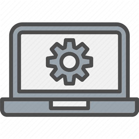 Laptop Setting Computer Configuration Preferences Screen Settings Icon Download On
