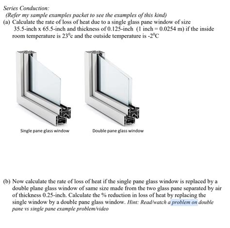 Solved Series Conduction Refer My Sample Examples Packet To See The
