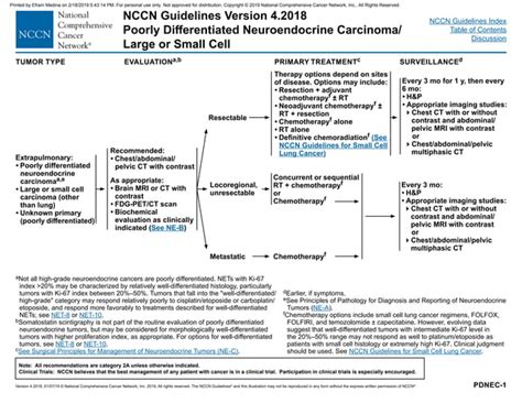 Tumores Neuroendocrinos Nccn 2018 Pdf Endocrine And Metabolic Diseases Diseases And