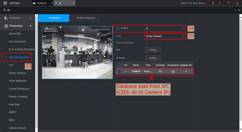install face recognition on dedicated dahua camera application system