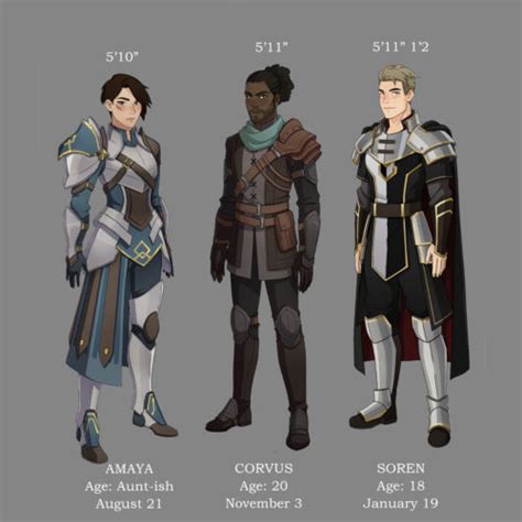 Character Lineup The Dragon Prince
