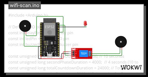 parachute ejection timer based copy wokwi esp32 stm32 arduino simulator