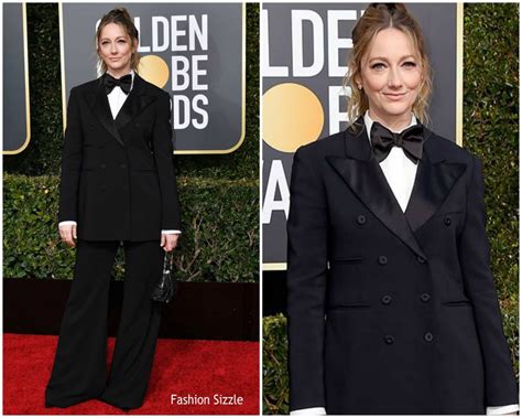 Judy Greer In Alberta Ferretti 2019 Golden Globe Awards Fashion Sizzle