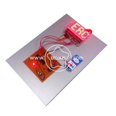 Arduino Based Led Scrolling Display Ercoms Robotics Lab