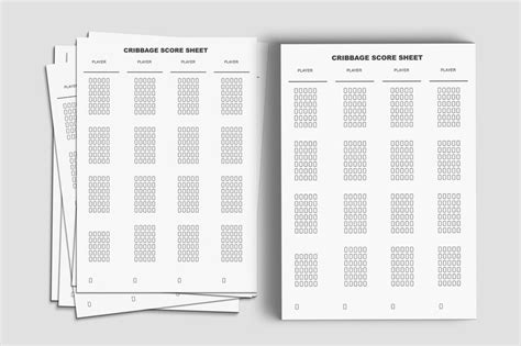 Cribbage Score Chart Cribbage Score Sheet Cribbage Points Chart Cribbage Score Card Cribbage