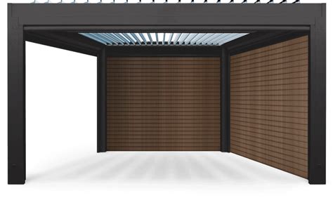 Pergola With Privacy Walls Aluminumpergolaca