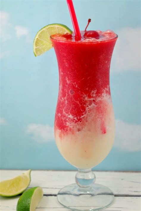 Miami Vice Mocktail Non Alcoholic Food Meanderings