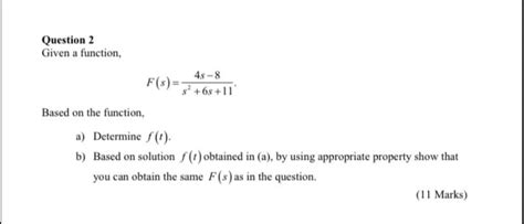Solved Question Given A Function Based On The Function Chegg Com