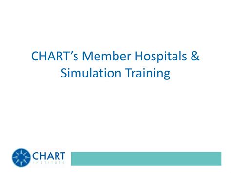Chart Simulation Training Hospitals Pptx