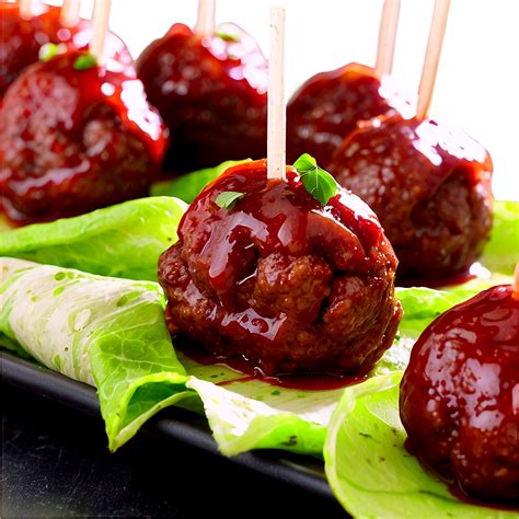 Download Bbq Meatball Appetizer Png Gyd