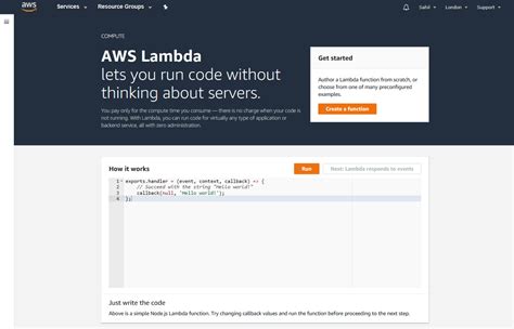 Writing First Python 36 Code With Aws Lambda Function By Sahil