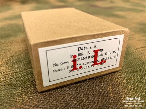 Empty Kar98k Ammo Box Type 7 Verlag Kopf