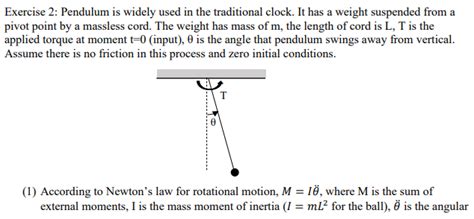 Solved Im Just Looking For The Dynamic Model And The Chegg Com