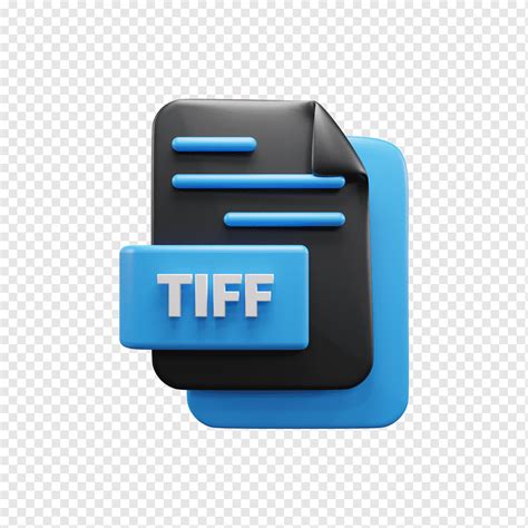 tiff file tiff file file extension extension file format 3d icon
