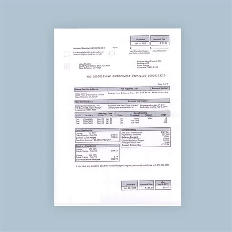 Buy A Fake Entergy Utility Bill From