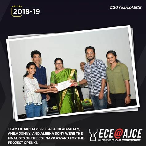 Dept Of Ece Ajce On Linkedin 20yearsofece Electronics Electronicsengineering Ece Ajce