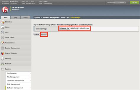 How To Upgrade F BIG IP Software NetworkProGuide