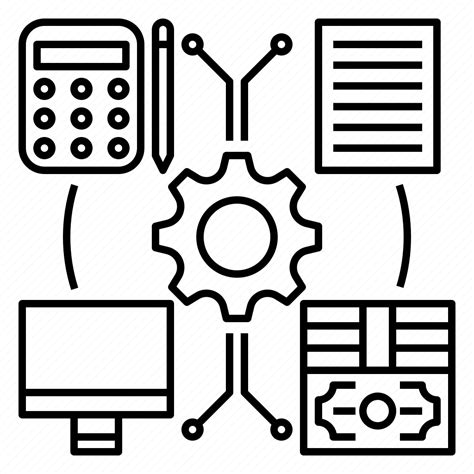 Process Automation Workflow System Complex Business Business Process Icon Download On
