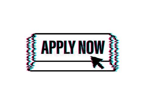 Apply With Cursor Button Internet Icon Pointer Click Icon Vector