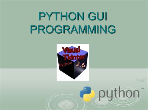 python gui programming ppt video online download