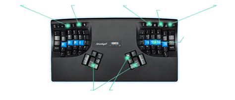 Kinesis Advantage2 Ergonomic Keyboard Kinesis Keyboards And Mice
