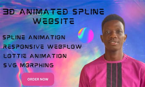 D Animated Website D Webflow Website D Spline Animation Lottie Three Js By Daniel Web