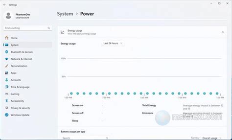 How To Enable Battery Usage Per App In Windows
