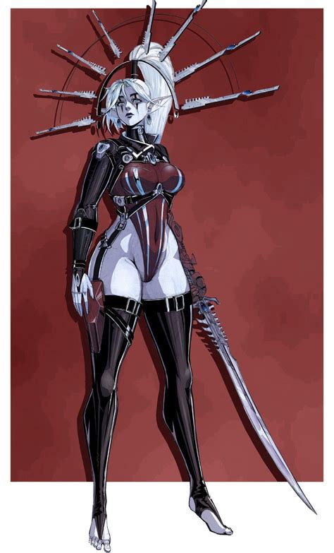 Rule 34 1girls Aeldari Alien Alien Girl Breasts Clothing Eldar Elf Ears Female Full Body