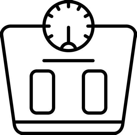Weight Scale Outline Icon 9243858 Vector Art At Vecteezy