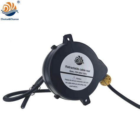 Spring Loaded Small Retractable Cable Reels Retracting Extension Cord Reel And Extendable