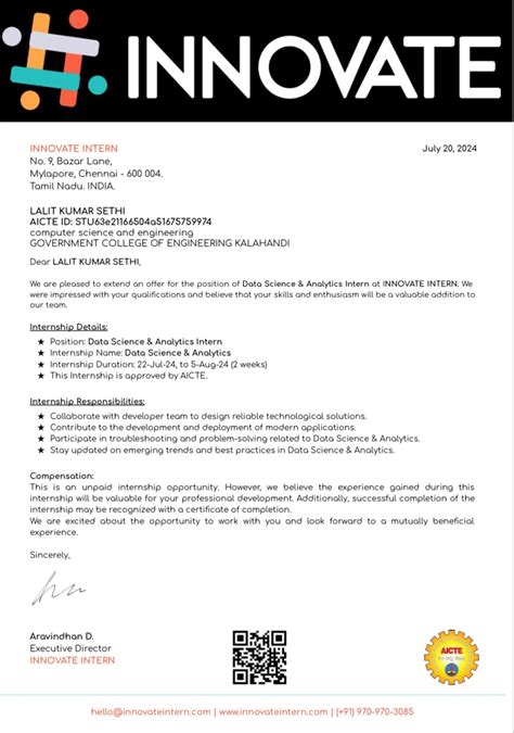 Lalit Kumar Sethi On Linkedin Datascience Analytics Internship